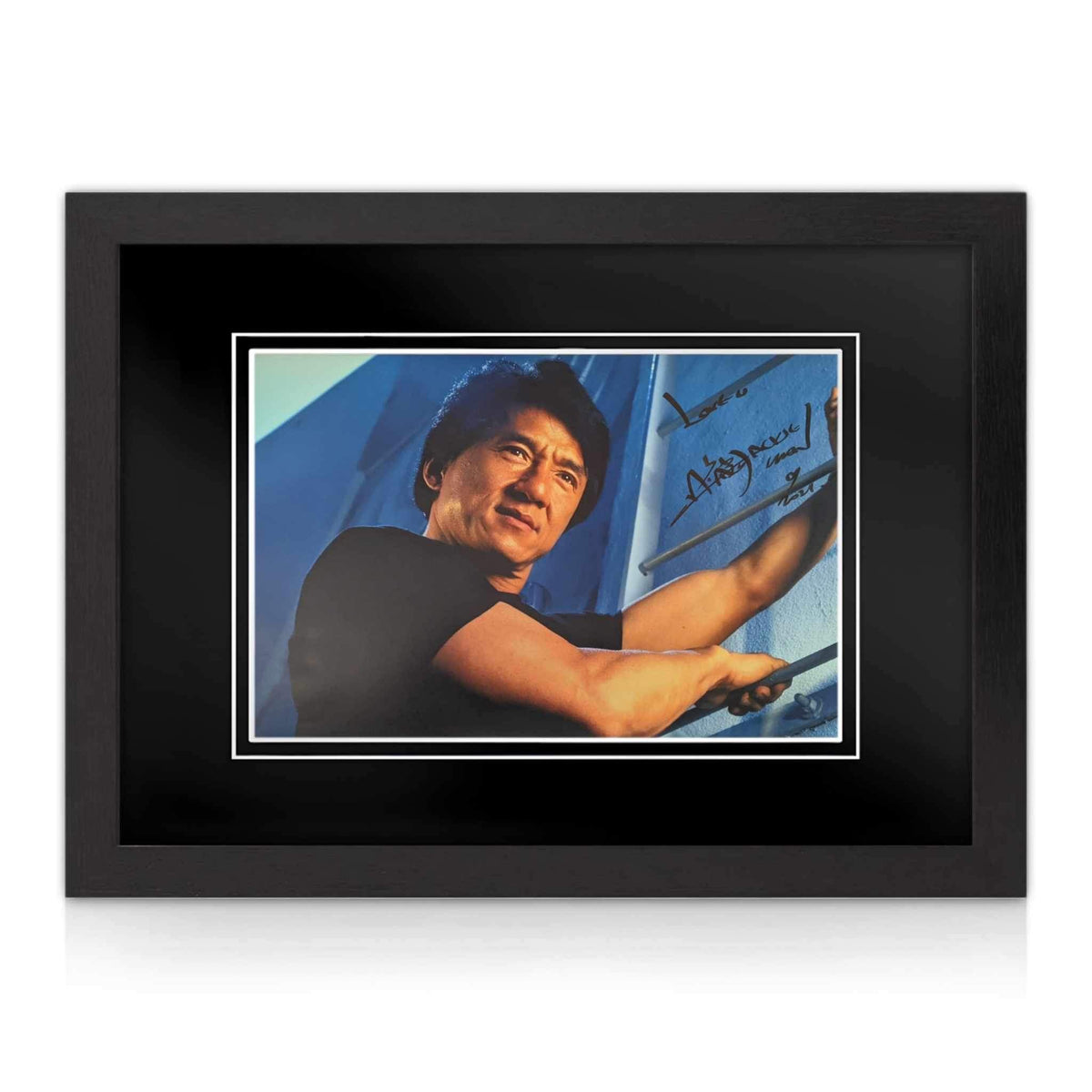 Jackie Chan Signed A4 – The Collectors Corner