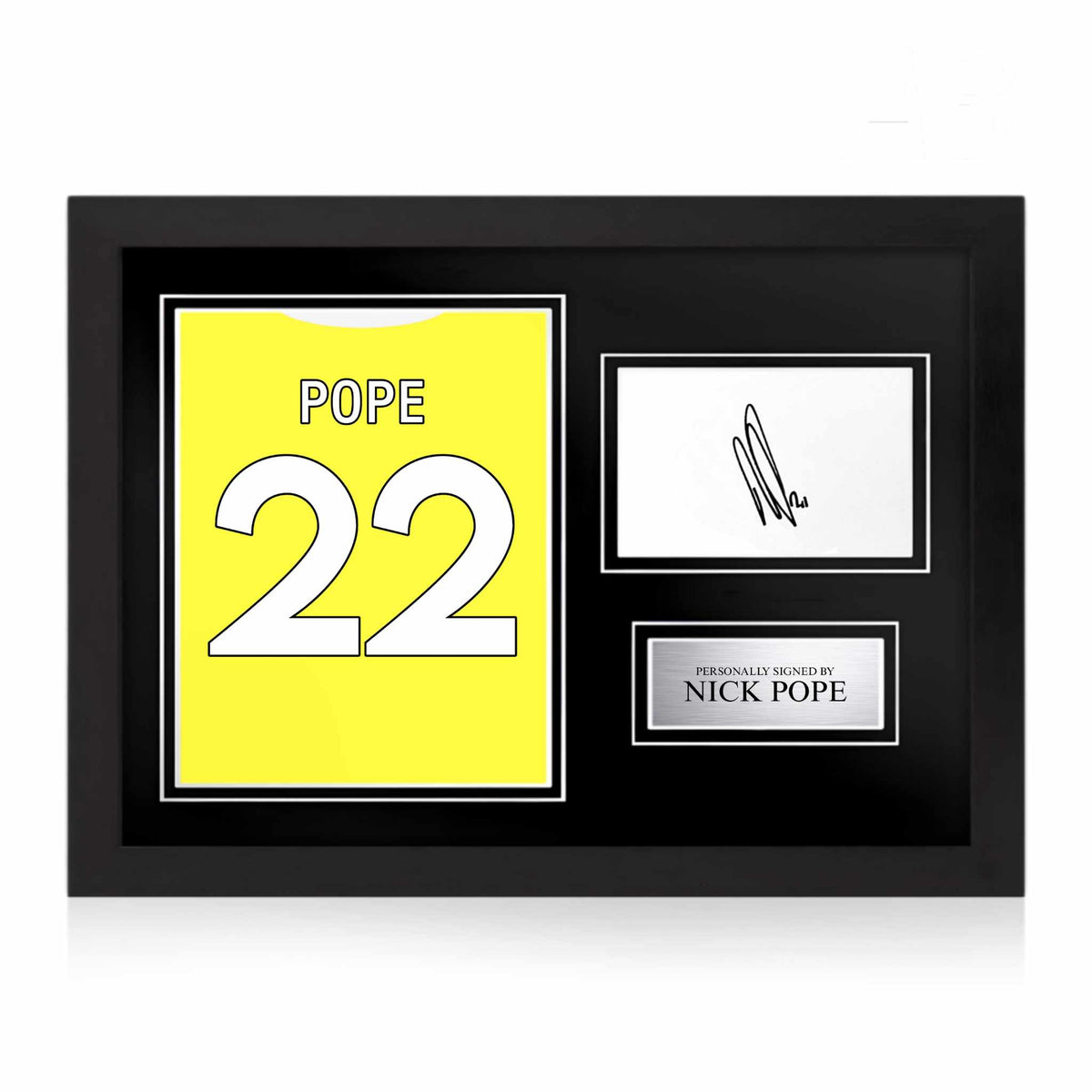 Nick Pope Signed Framed Display with Shirt Back Photo – The Collectors ...