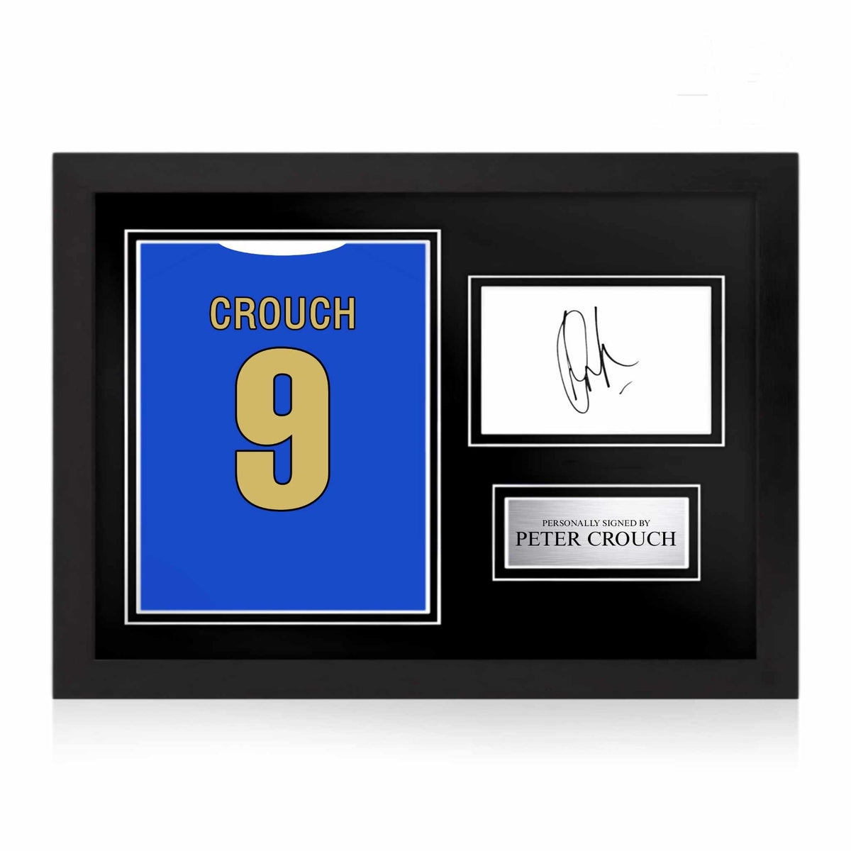 Peter Crouch Signed Framed Display with Shirt Back Photo – The ...