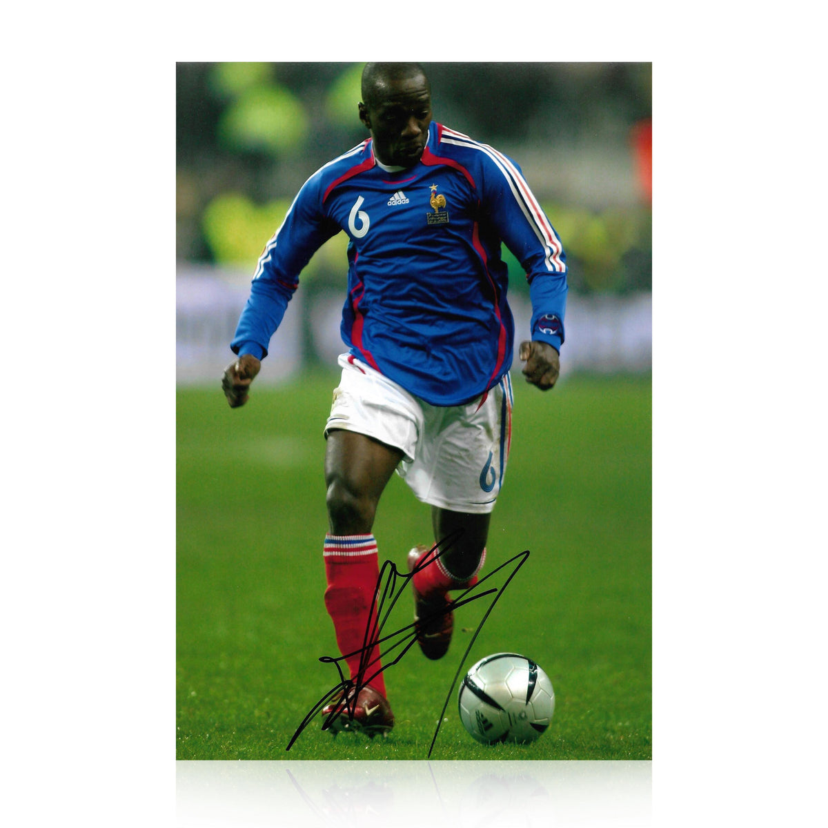Claude Makélélé Signed 12x8 Photo – The Collectors Corner