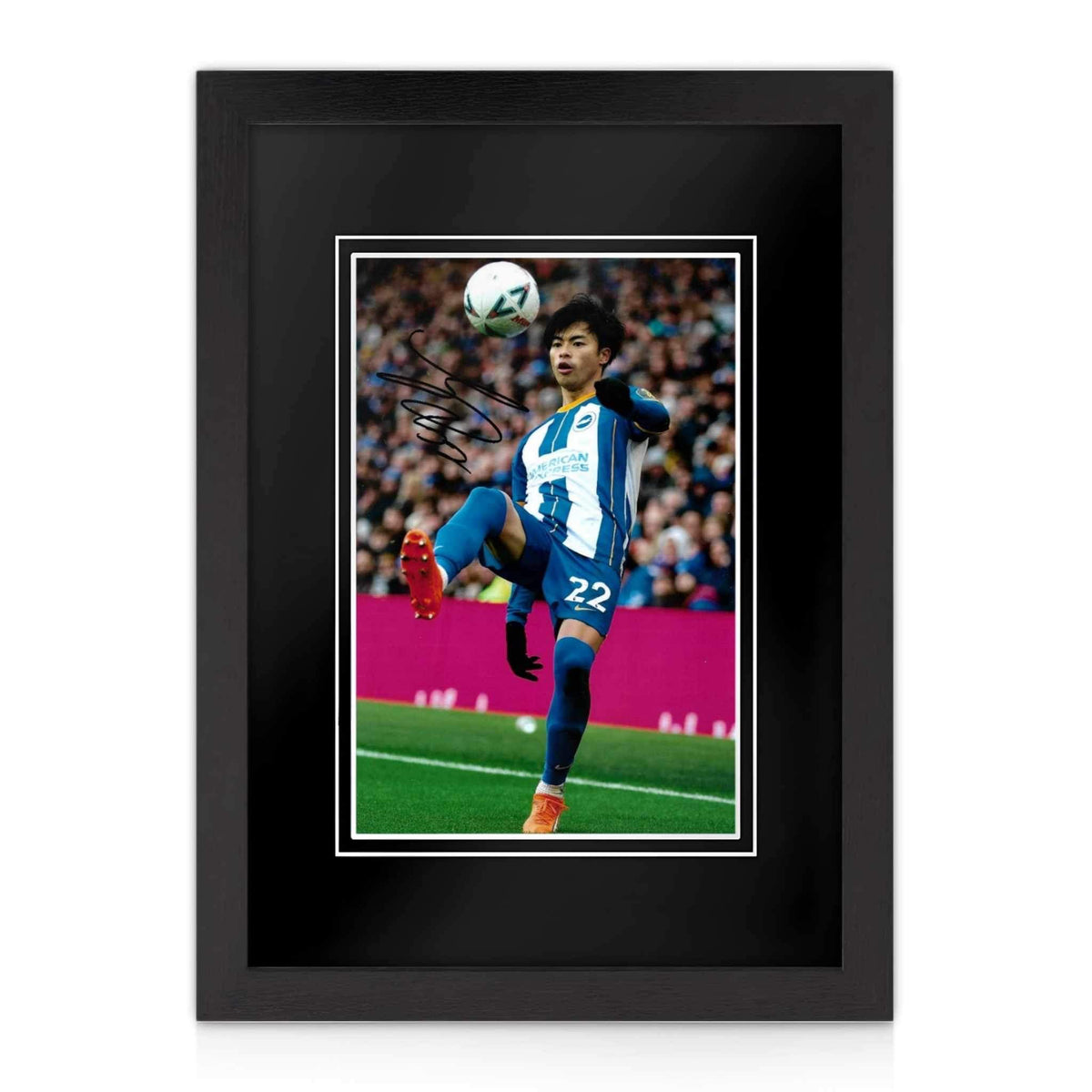 Kaoru Mitoma Signed A4 – The Collectors Corner