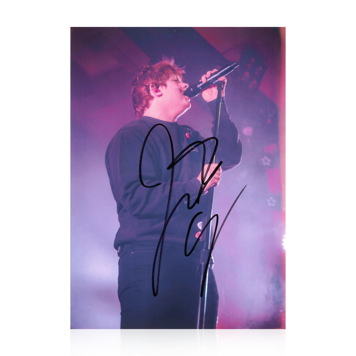 Lewis Capaldi Signed A4 Photo – The Collectors Corner