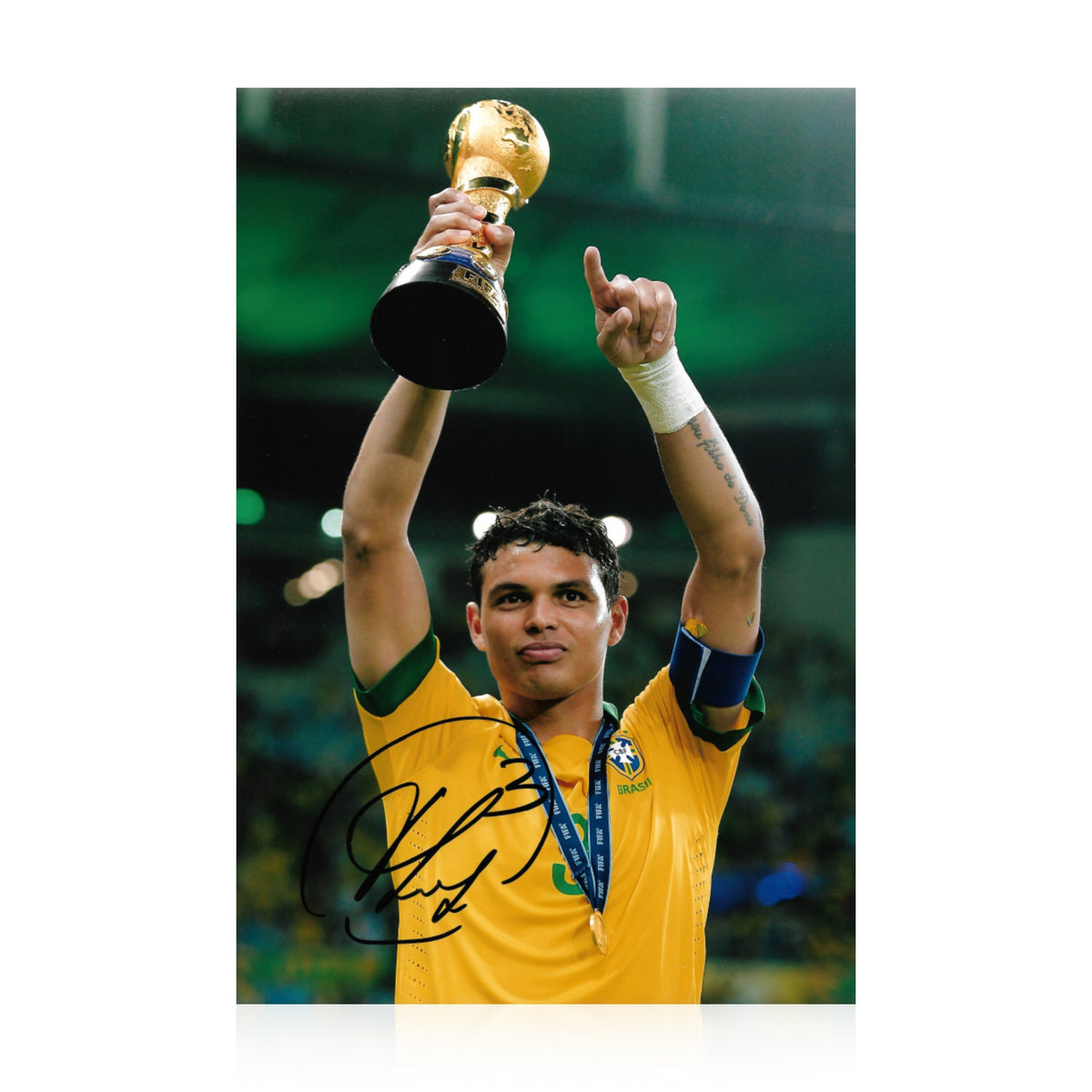 Thiago Silva Signed 12x8 Photo – The Collectors Corner