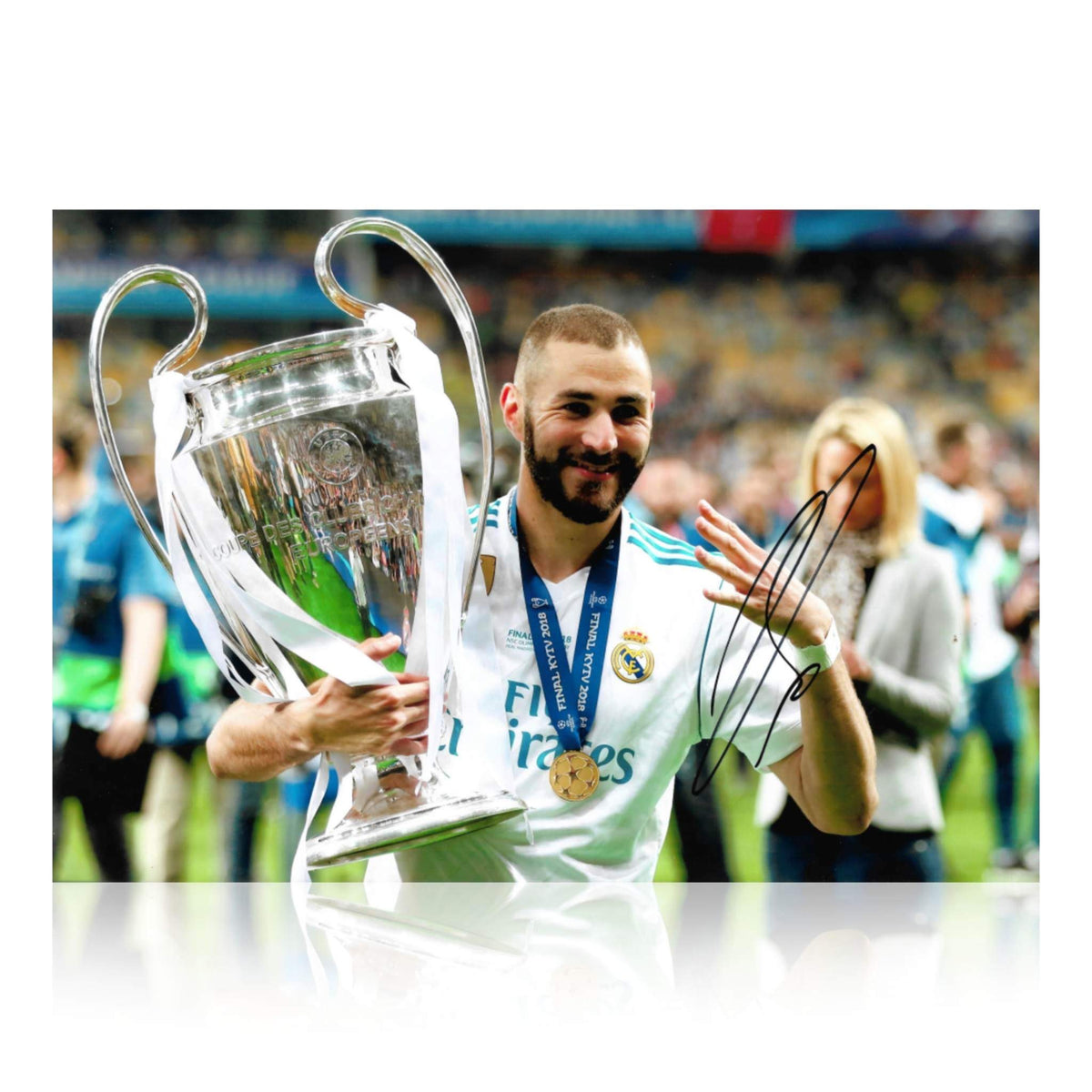 Karim Benzema Signed 12x8 Photo – The Collectors Corner