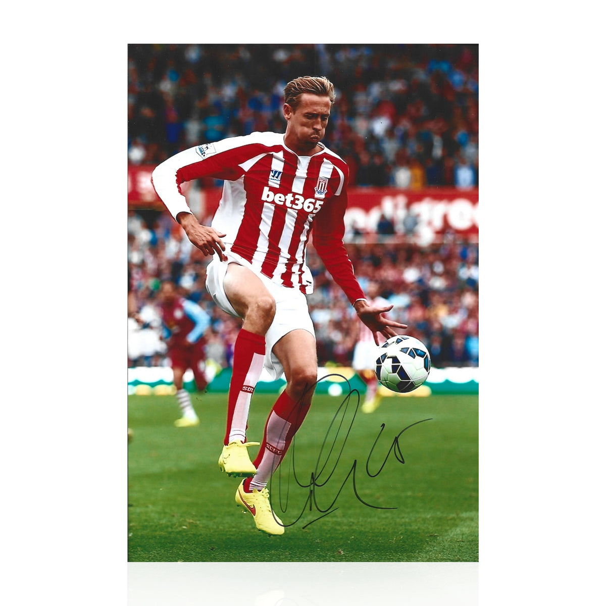 Peter Crouch Signed 12x8 Photo – The Collectors Corner