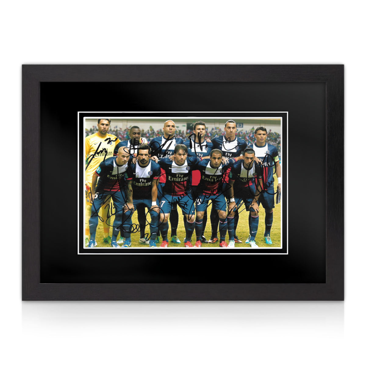 Paris Saint-Germain PSG Squad Signed 12x8 Photo – The Collectors Corner