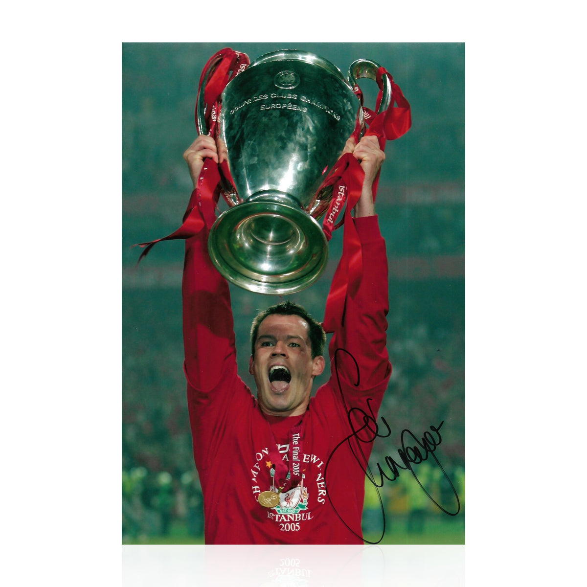 Jamie Carragher Signed 12x8 Photo – The Collectors Corner