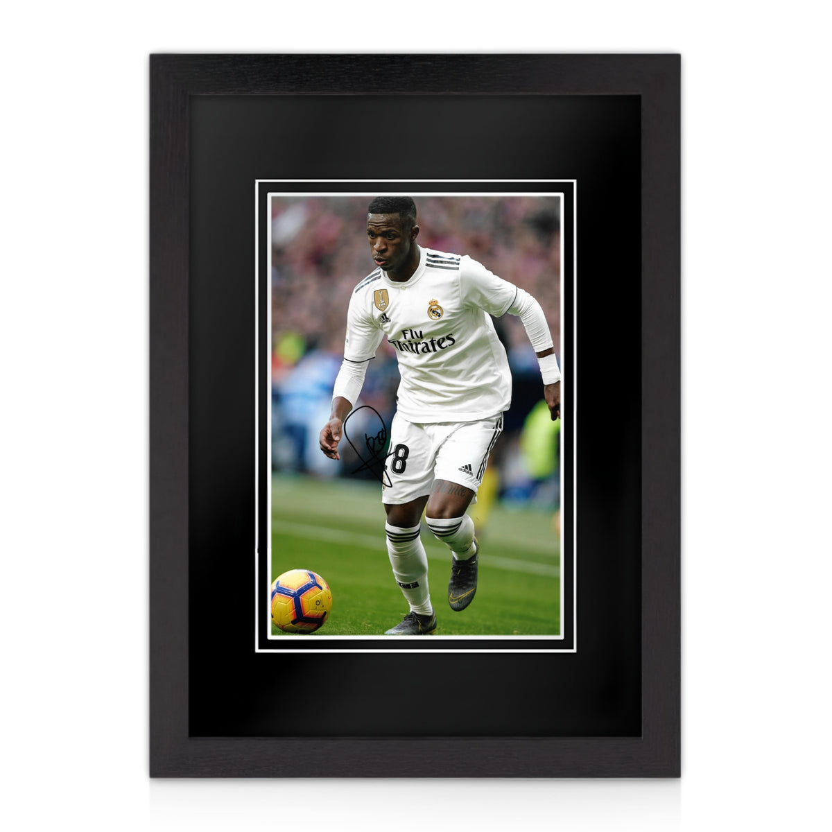 Vinicius Jr Signed 12x8 Photo – The Collectors Corner
