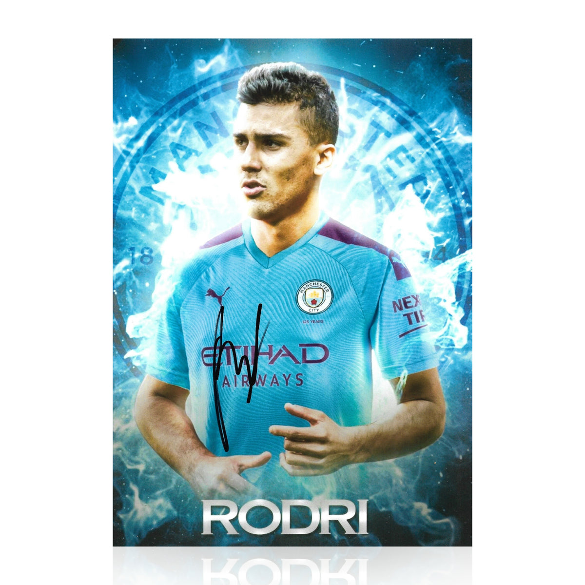 Rodri Signed 12x8 Photo – The Collectors Corner