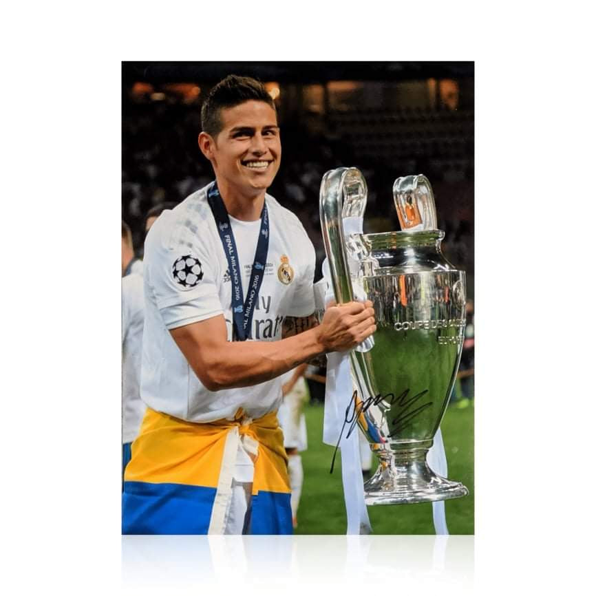 James Rodríguez Signed 16x12 – The Collectors Corner