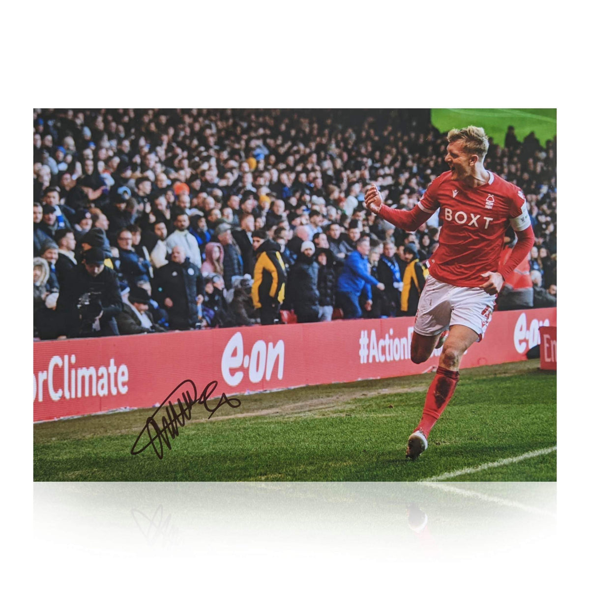Joe Worrall Signed A4 Photo – The Collectors Corner